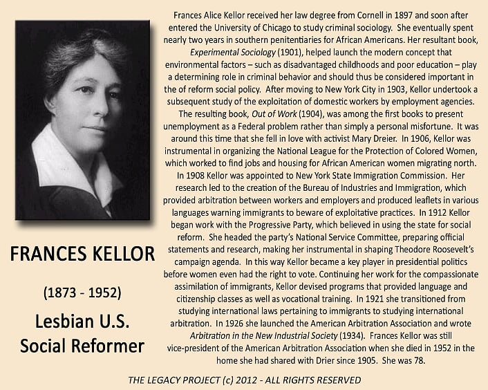 Frances Kellor | Legacy Project Chicago