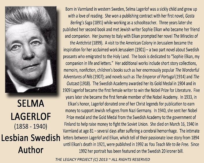 Selma Lagerlof | Legacy Project Chicago