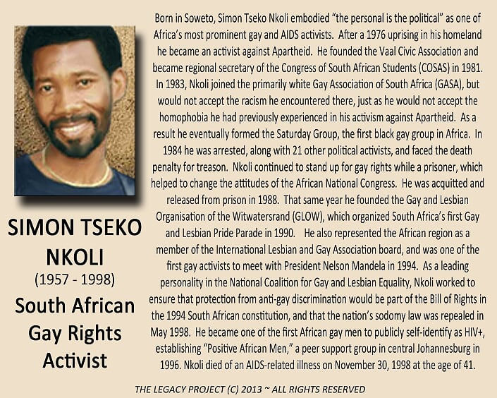 Simon Tseko Nkoli | Legacy Project Chicago